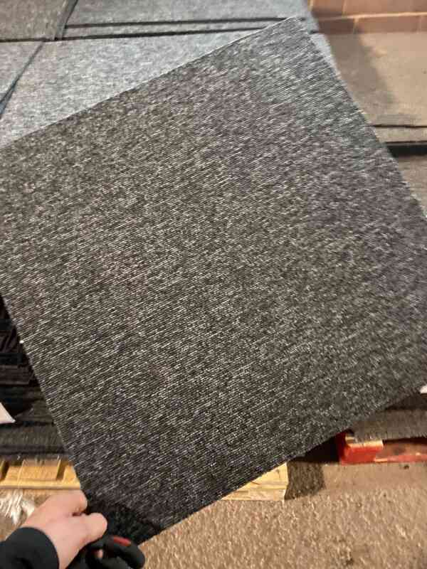 Black interface - Used Carpet Tiles | FREE collection | Nationwide delivery