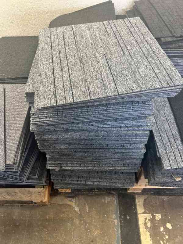 grey black lines - Used Carpet Tiles | FREE collection | Nationwide ...